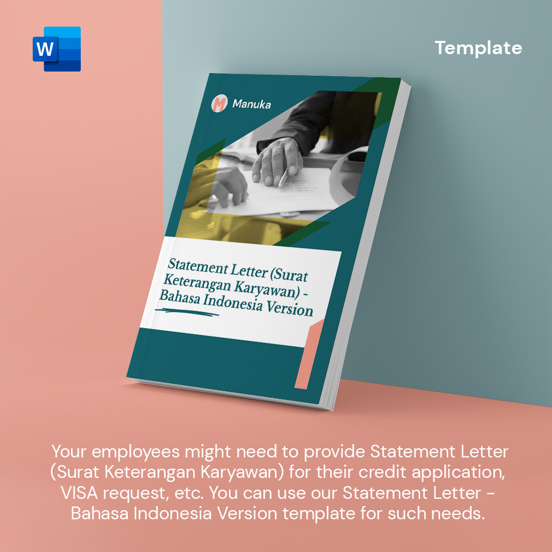 Manuka | (Bahasa Indonesia Version) Template: Statement Letter (Surat ...